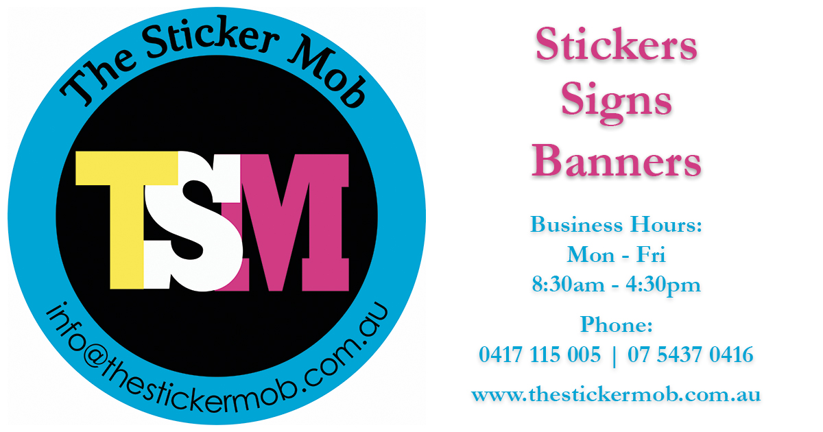 The Sticker Mob | Stickers & Labels Sunshine Coast